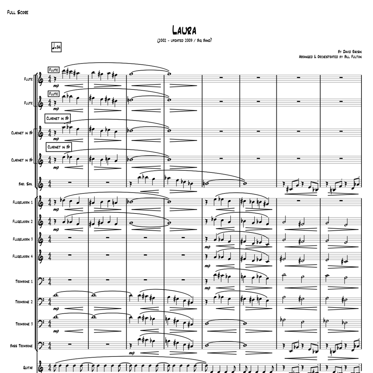 Big Band (7-15 horns) – Bill Fulton Music